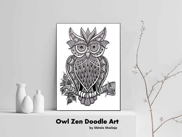 Doodles Sharpie Owl