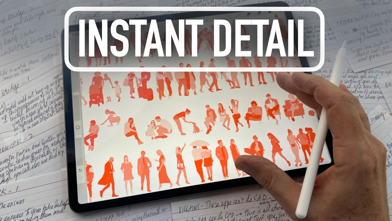 stencils for FF&E, entourage & symbols - YouTube