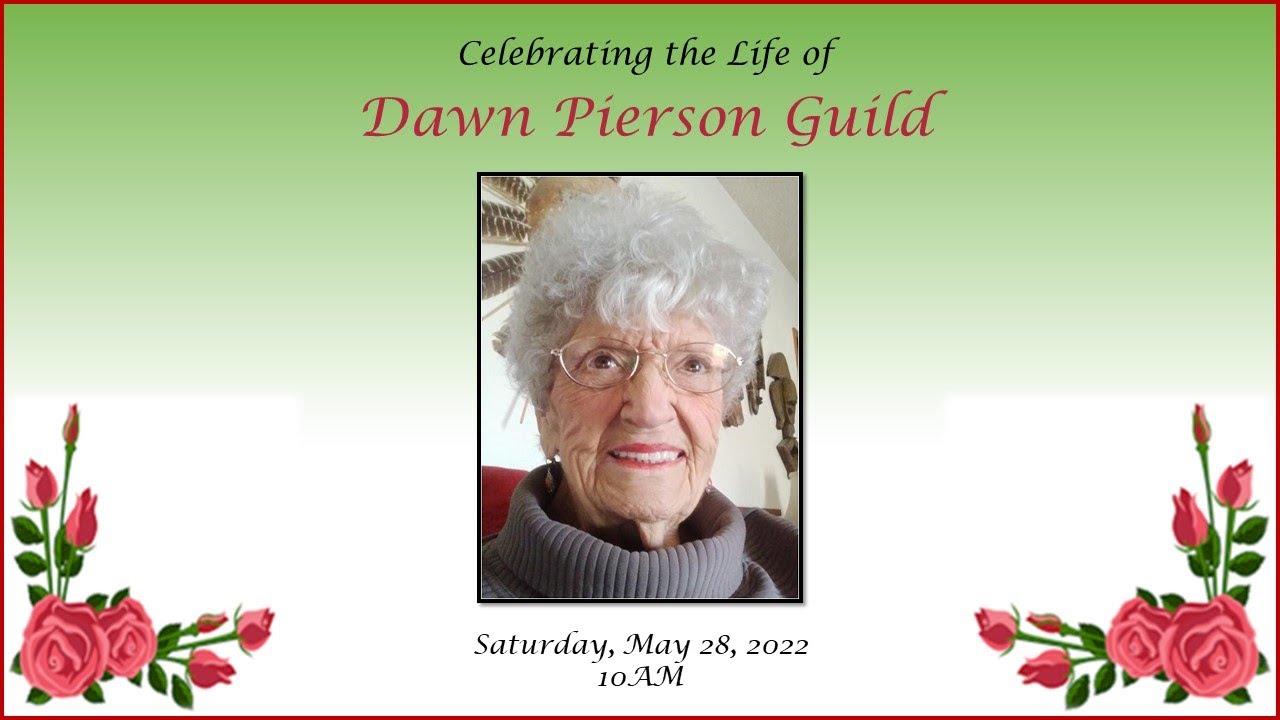 Celebration of Life for Dawn Pierson Guild Live Stream - YouTube