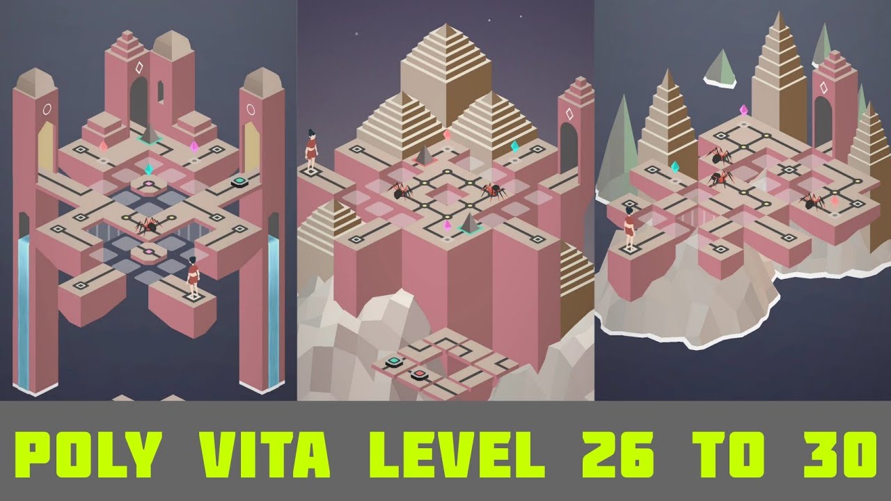Poly Vita Level 26 To 30 Walkthrough - YouTube