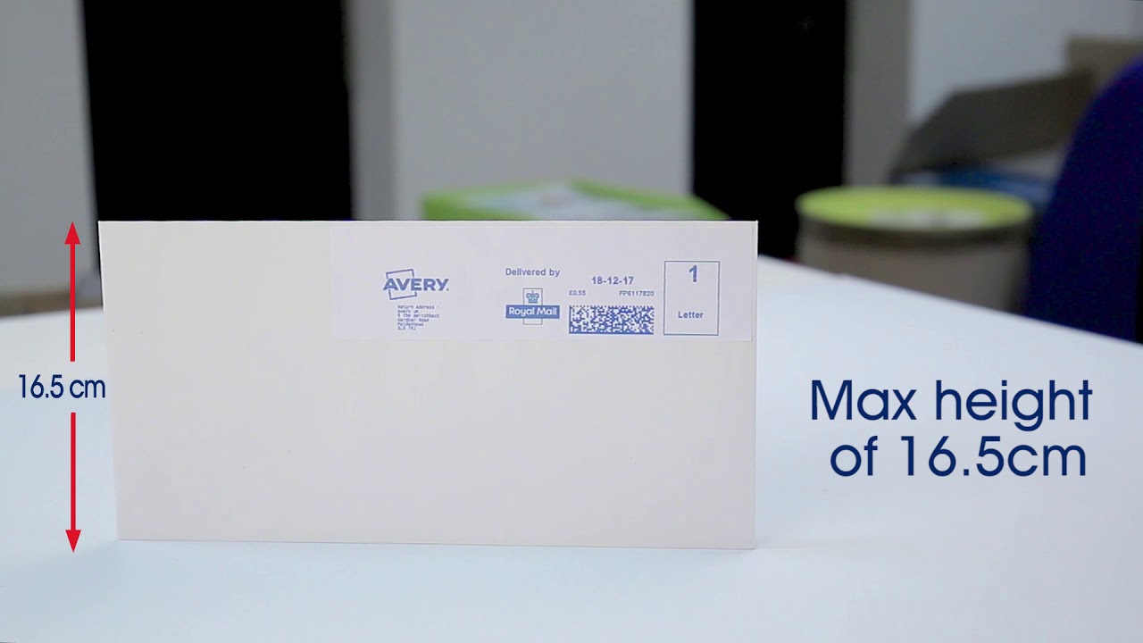 Franking letter sizes - YouTube