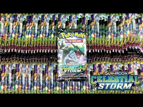 CELESTIAL STORM 100 POKEMON BOOSTER PACK OPENING!! - YouTube