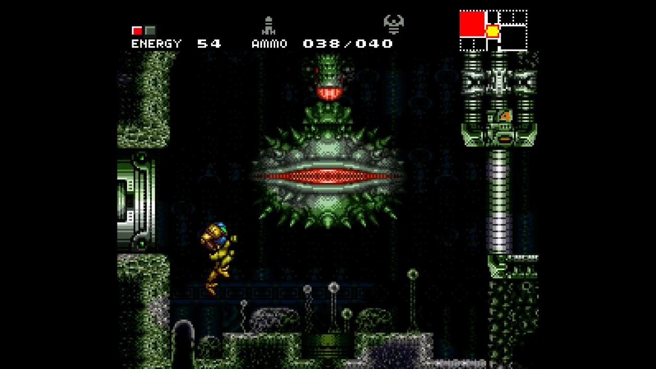 Hyper Metroid, First Boss - YouTube