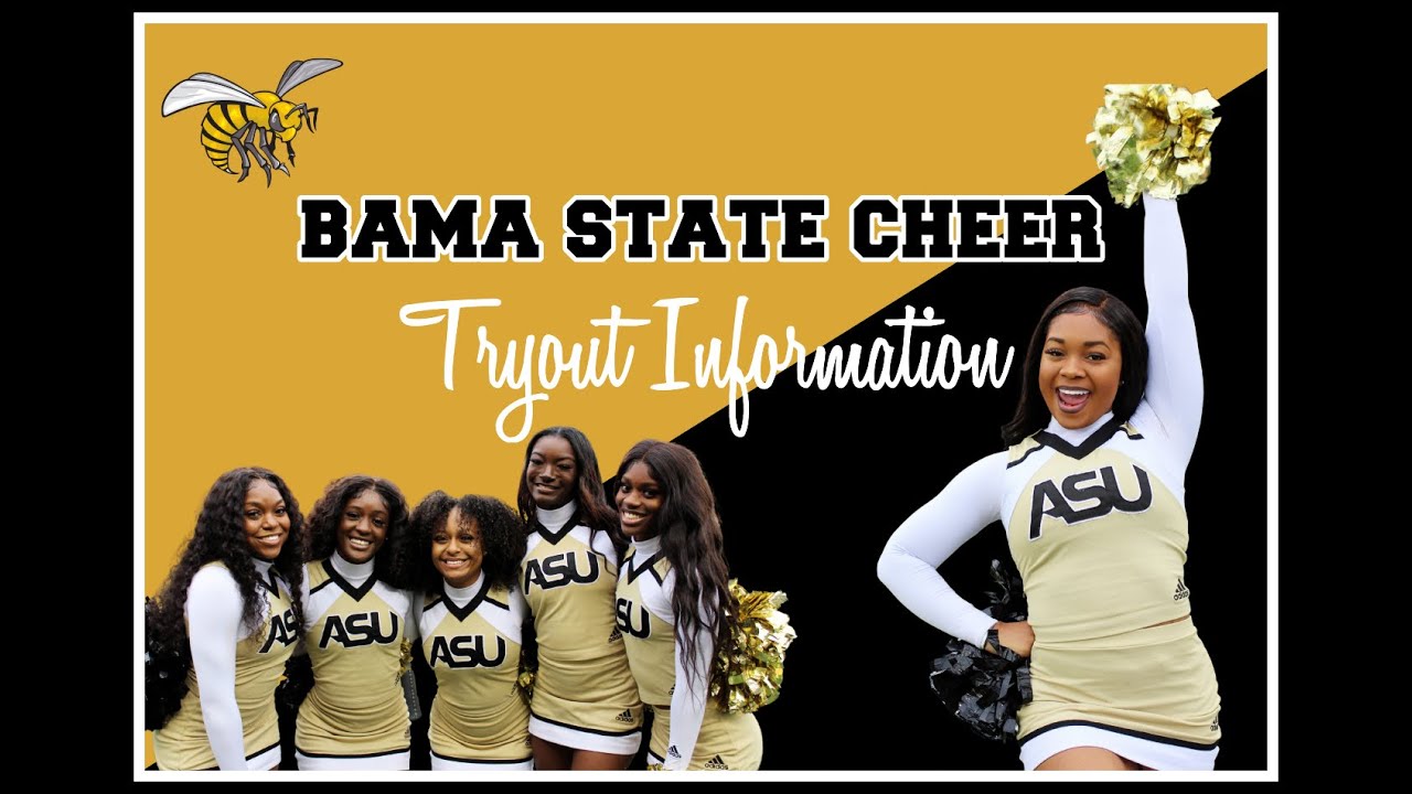 Alabama State University Cheerleaders - 2023 Tryout Information - YouTube