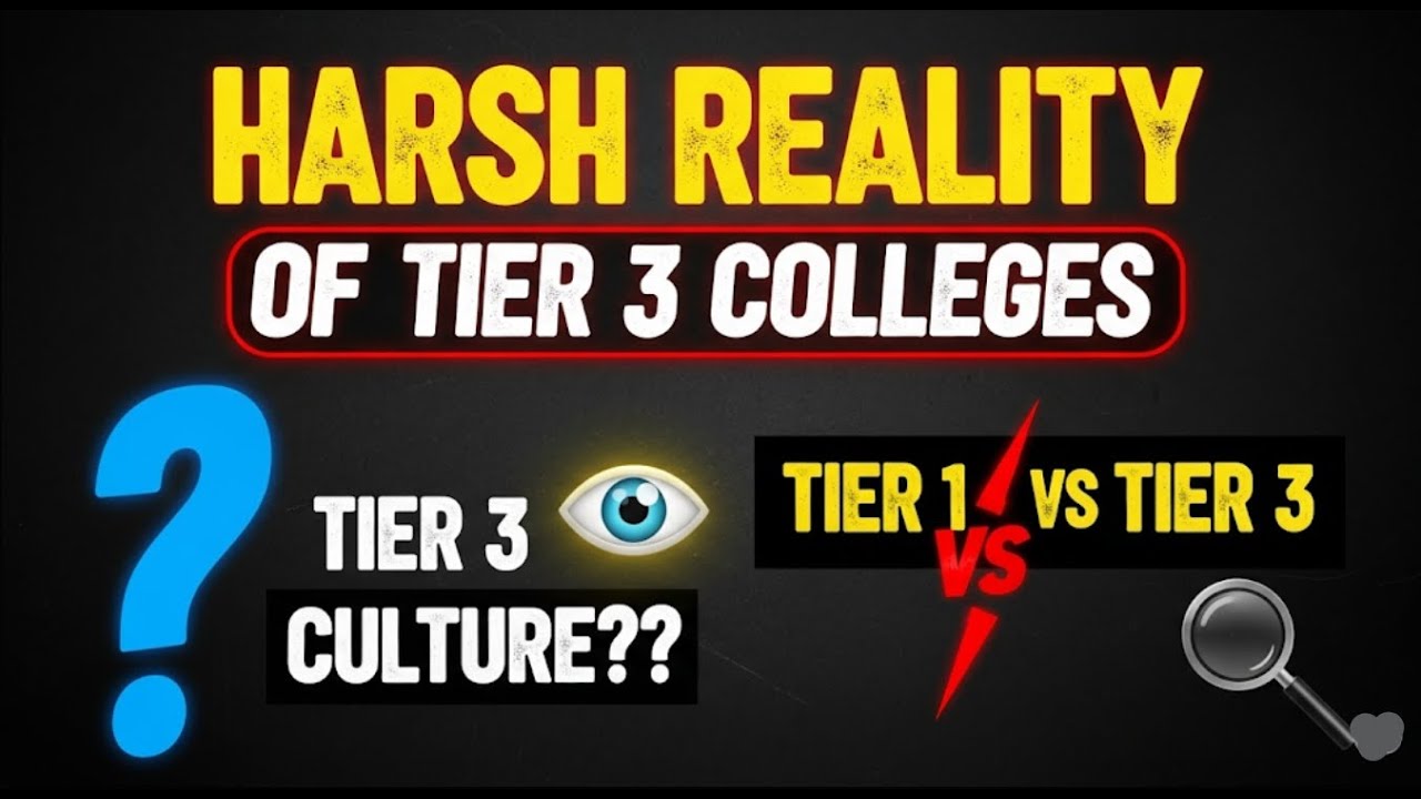 WARNING: The Harsh Truth About Tier 3 Colleges (Tier 1 vs. Tier 3 ...