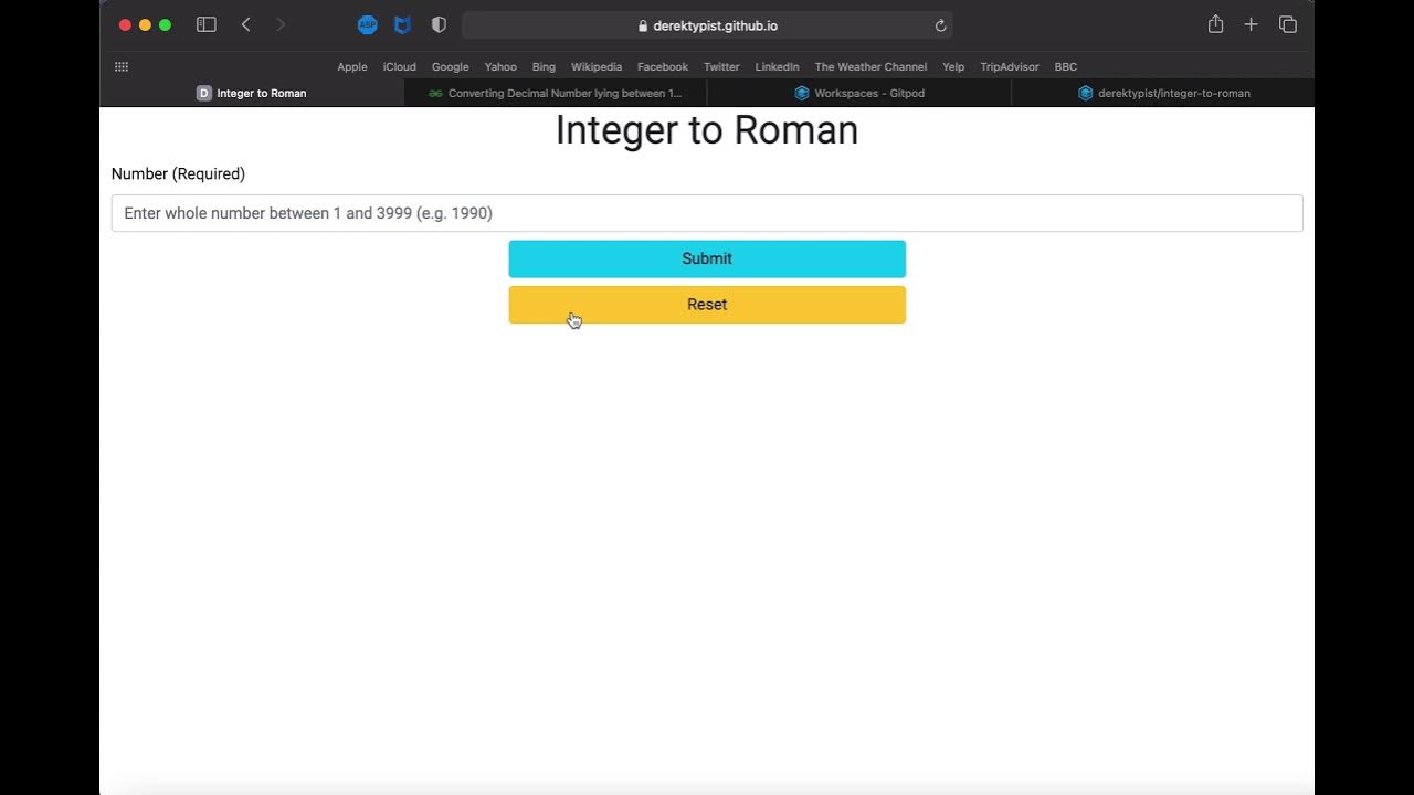 Integer to Roman - YouTube