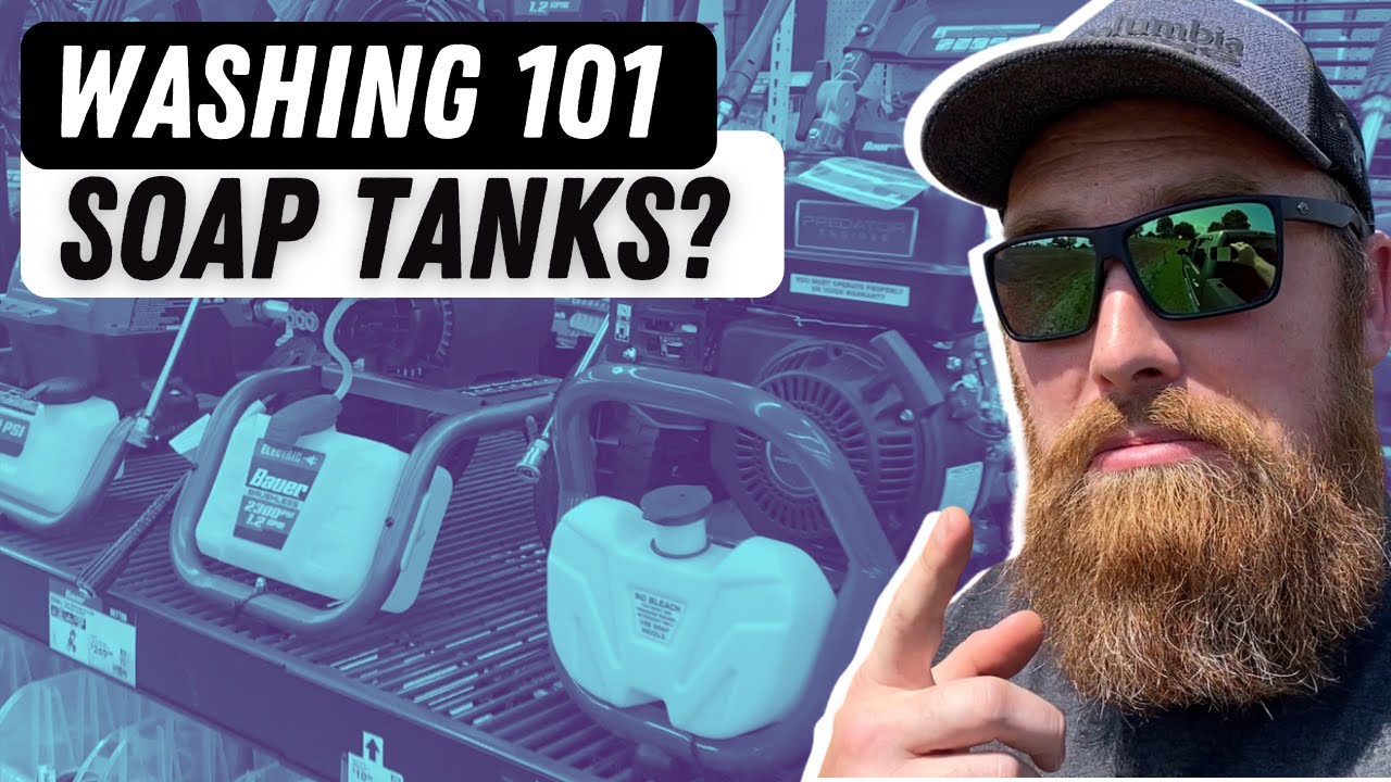 WATCH BEFORE YOU USE the Soap Tank! (Pressure Washing Basics) - YouTube