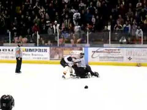 Simon Robidas vs Jason Renard 28 janvier 2005 - YouTube