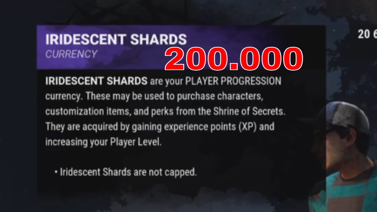 Dead by Daylight 200k Iridescent Shards - YouTube