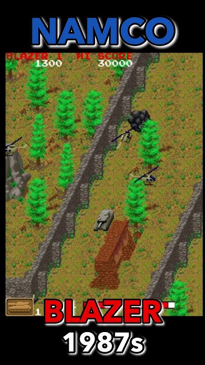 Blazer 1987 NAMCO old retro game - YouTube