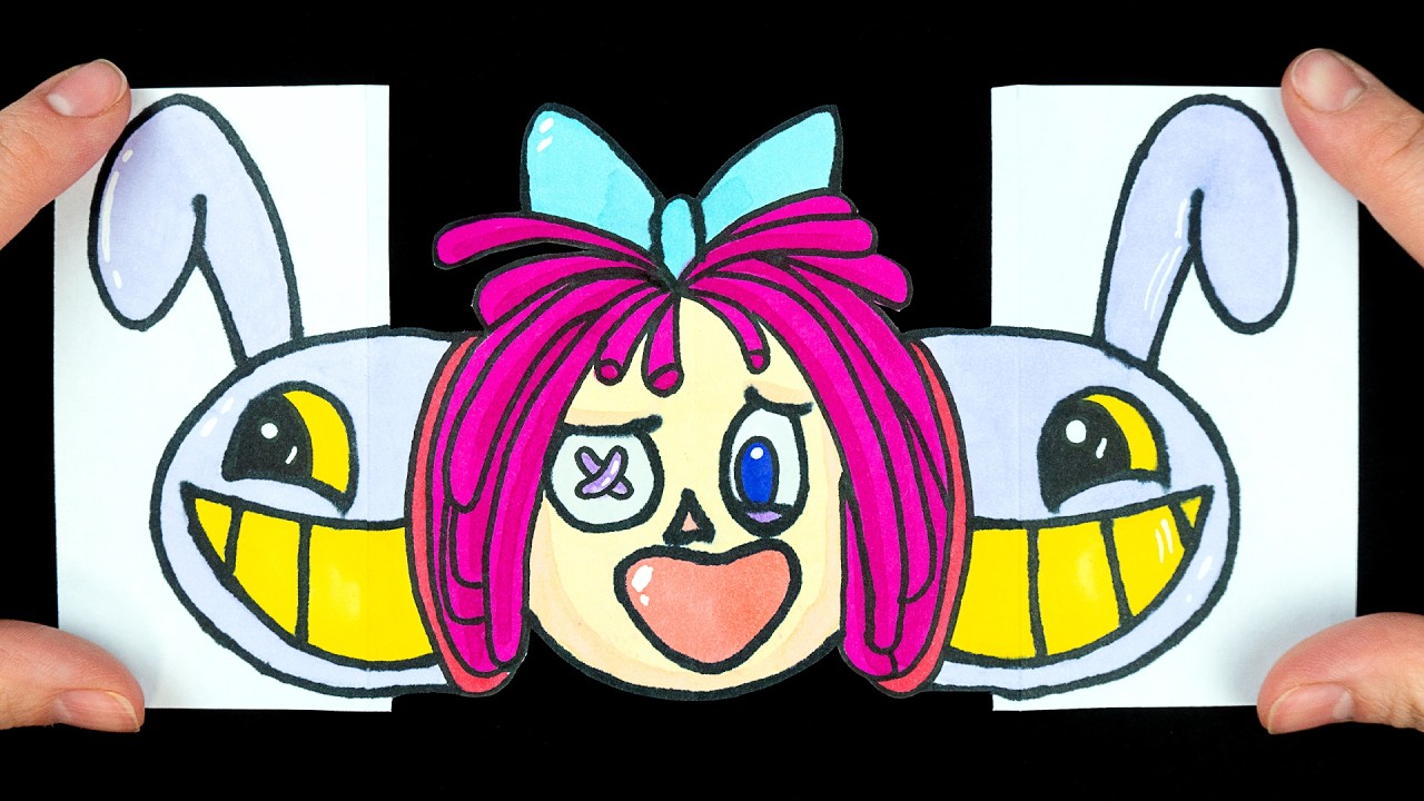 Paper Craft & Drawing JAX & RAGATHA | THE AMAZING DIGITAL CIRCUS - YouTube