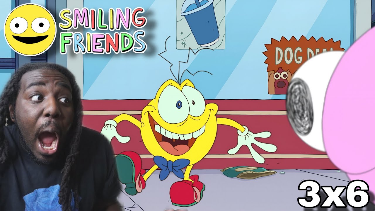 they got Pac-Man on CRACK in this episode 😭 | Smiling Friends ( Season ...