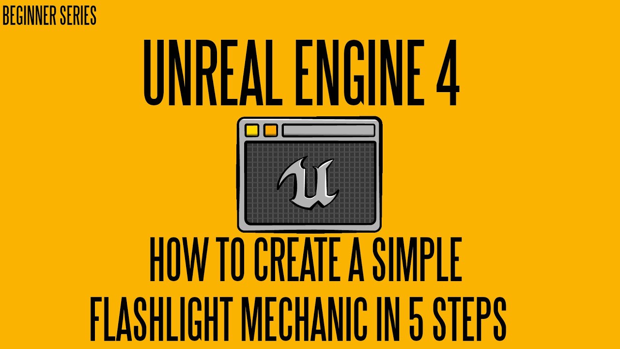 How to make a simple flashlight for your character in UE4 - YouTube