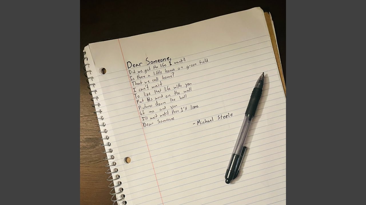 Dear Someone - YouTube