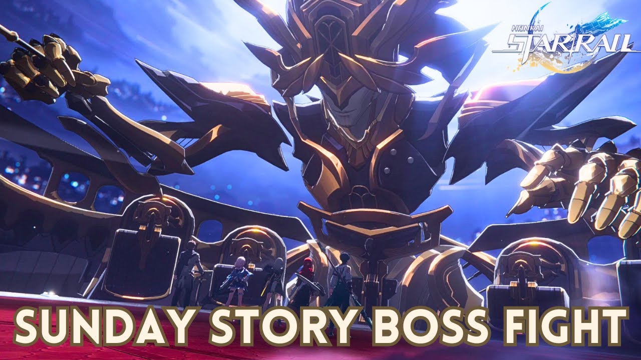 Sunday Boss Fight with All Train Trailblazer Voicelines & Acheron Name ...