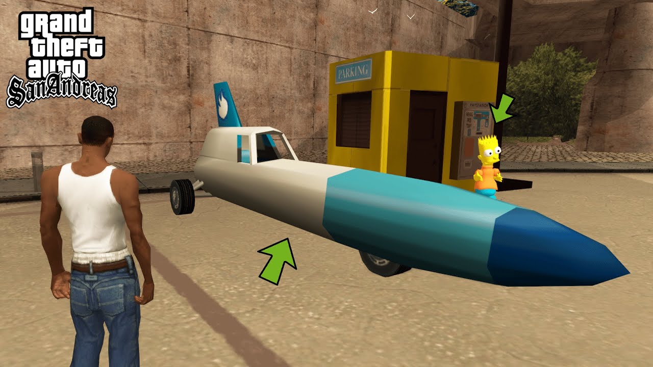 GTA San Andreas - Bart Simpson (Speed Rocket) - YouTube