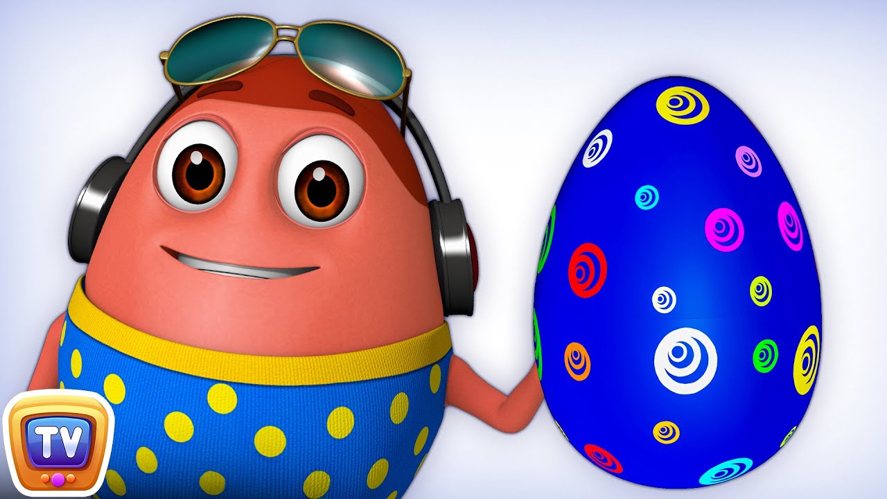 Learn BLUE Colour with Johny Johny Yes Papa | Surprise Eggs Colours ...