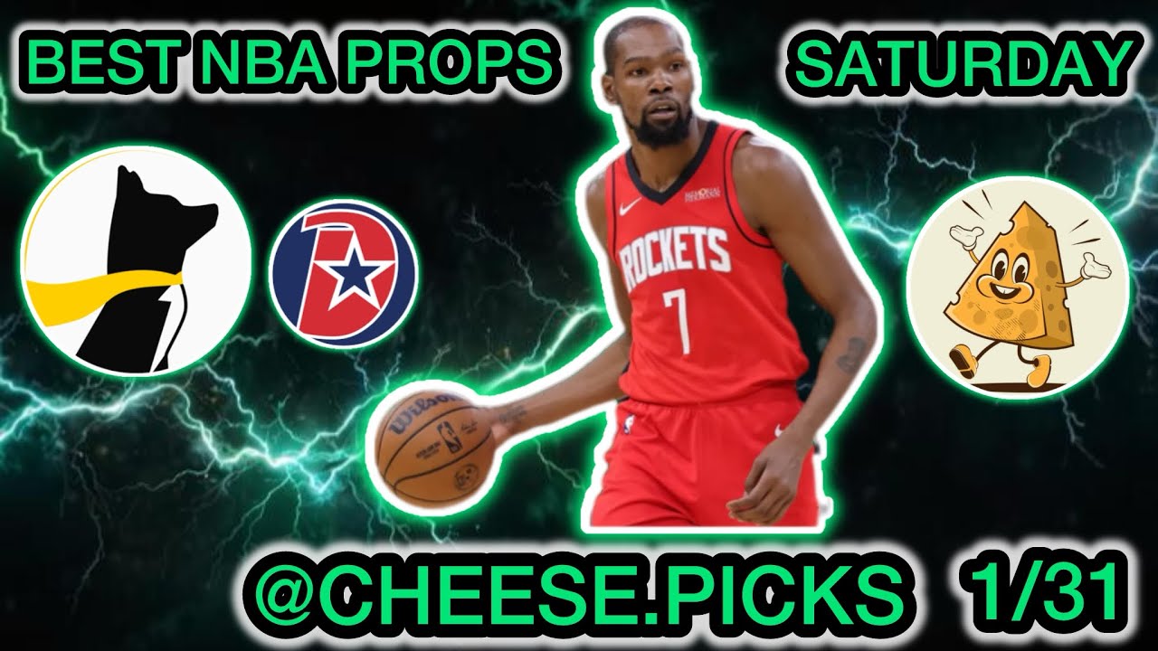 BEST NBA Player Props for Saturday 1/31 - BEST NBA PLAYER PROPS TODAY ...