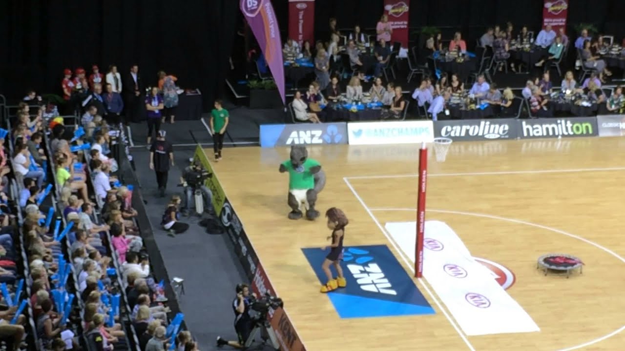 Basil the dancing Squirrel (Mother Earth Mascot) - Magic Netball 2014 ...