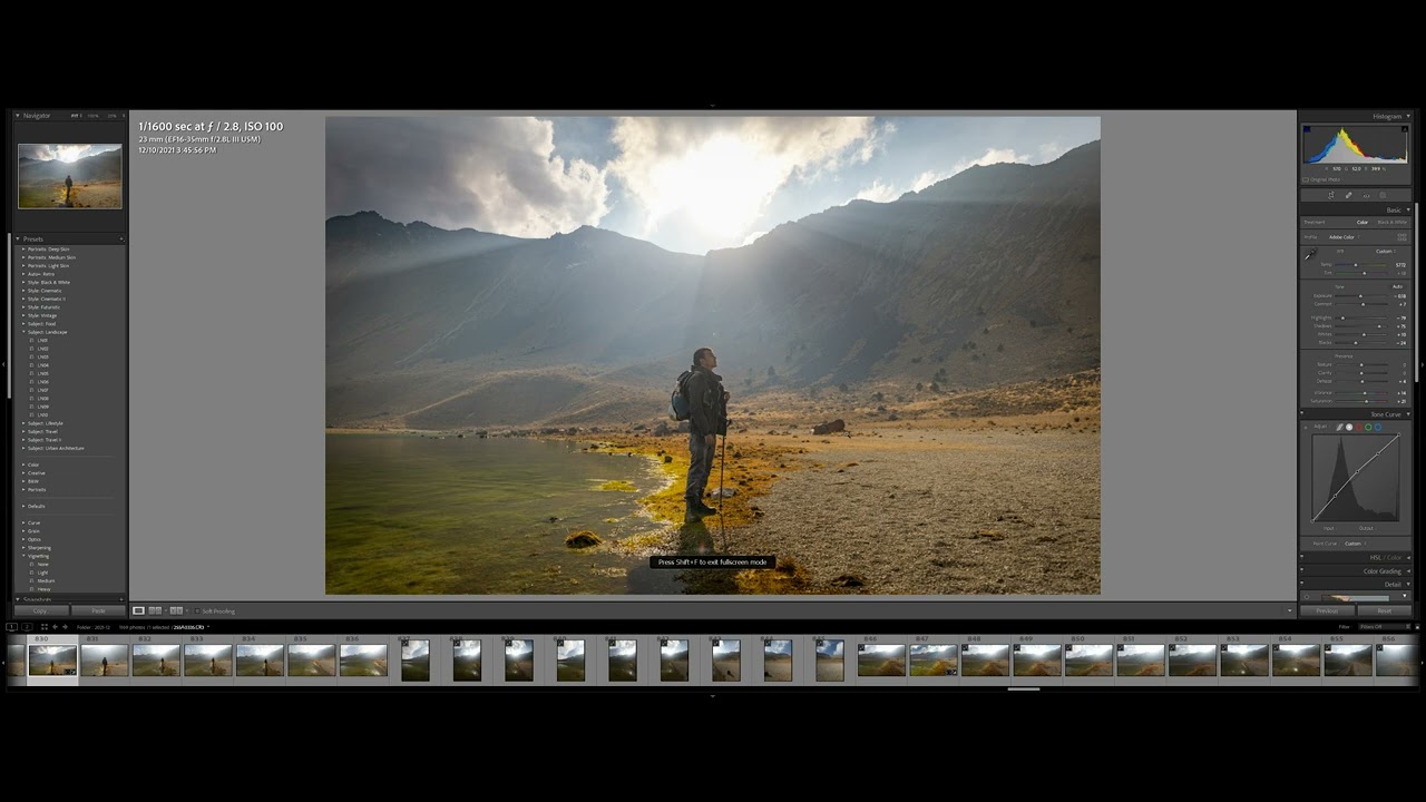 How to Use Adobe Lightroom in Fullscreen Mode - YouTube