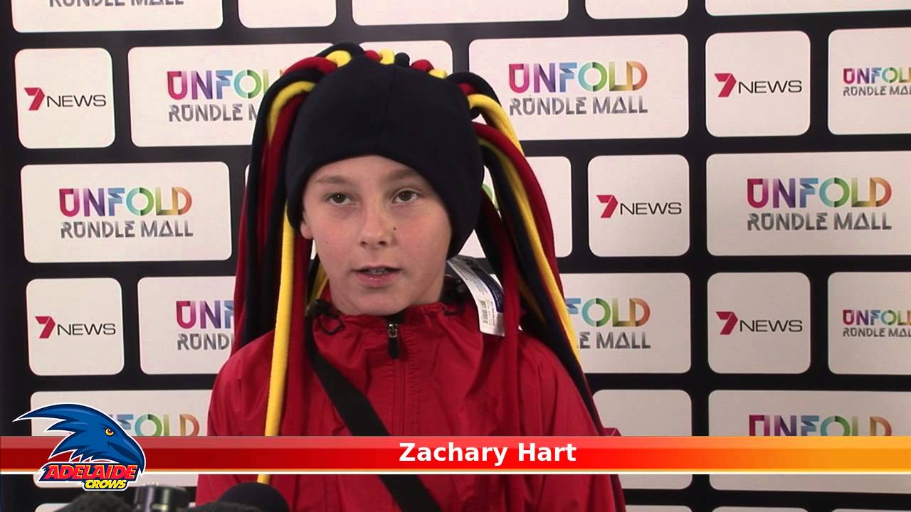 Zachary Hart - 7 News Crows Experience - YouTube