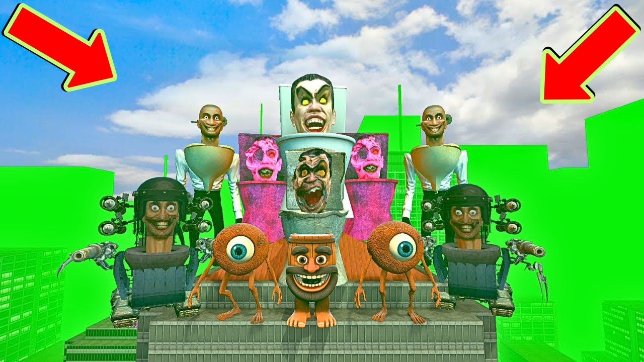 SPARTAN KICKS SKIBIDI TOILET In THE TOXIC PIT CITY! | GARRY'S MOD ...