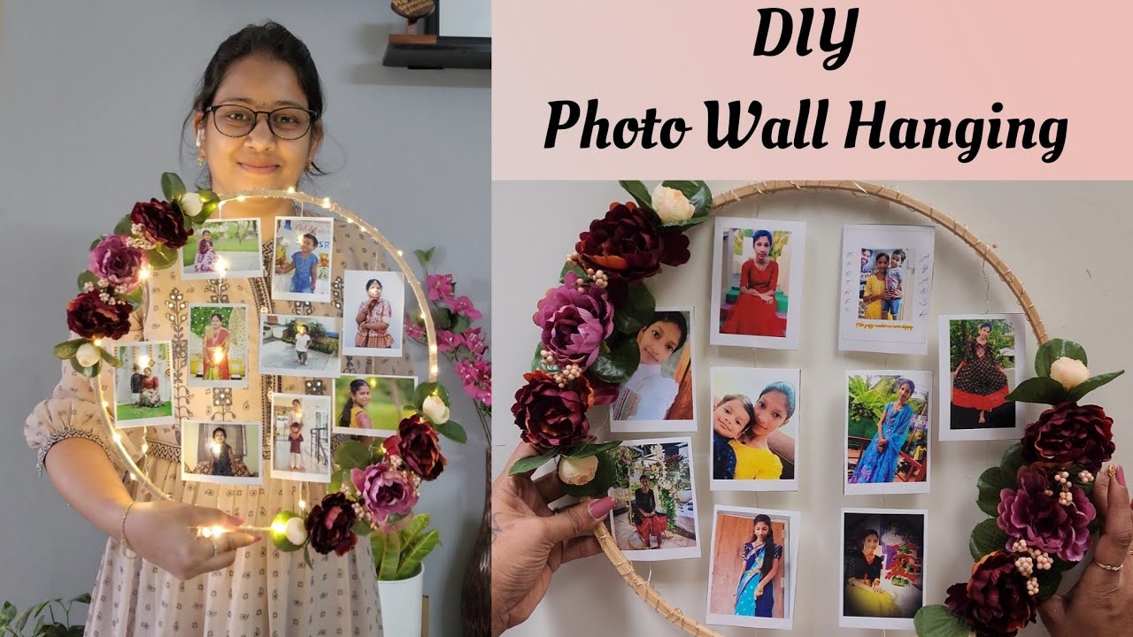 DIY Photo Wall Hanging | DIY Crafts | NS Creative Collections - YouTube