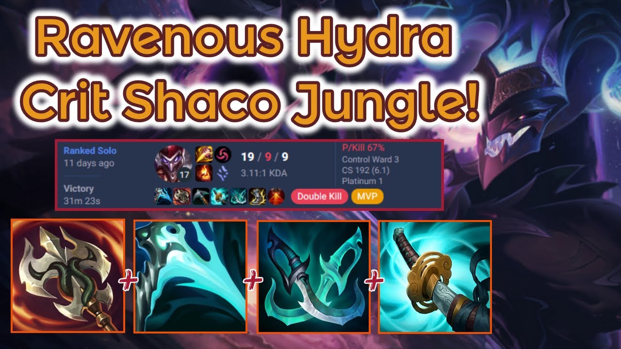 Ravenous Hydra Crit Shaco - S14 Grind! :D [League of Legends] Full ...