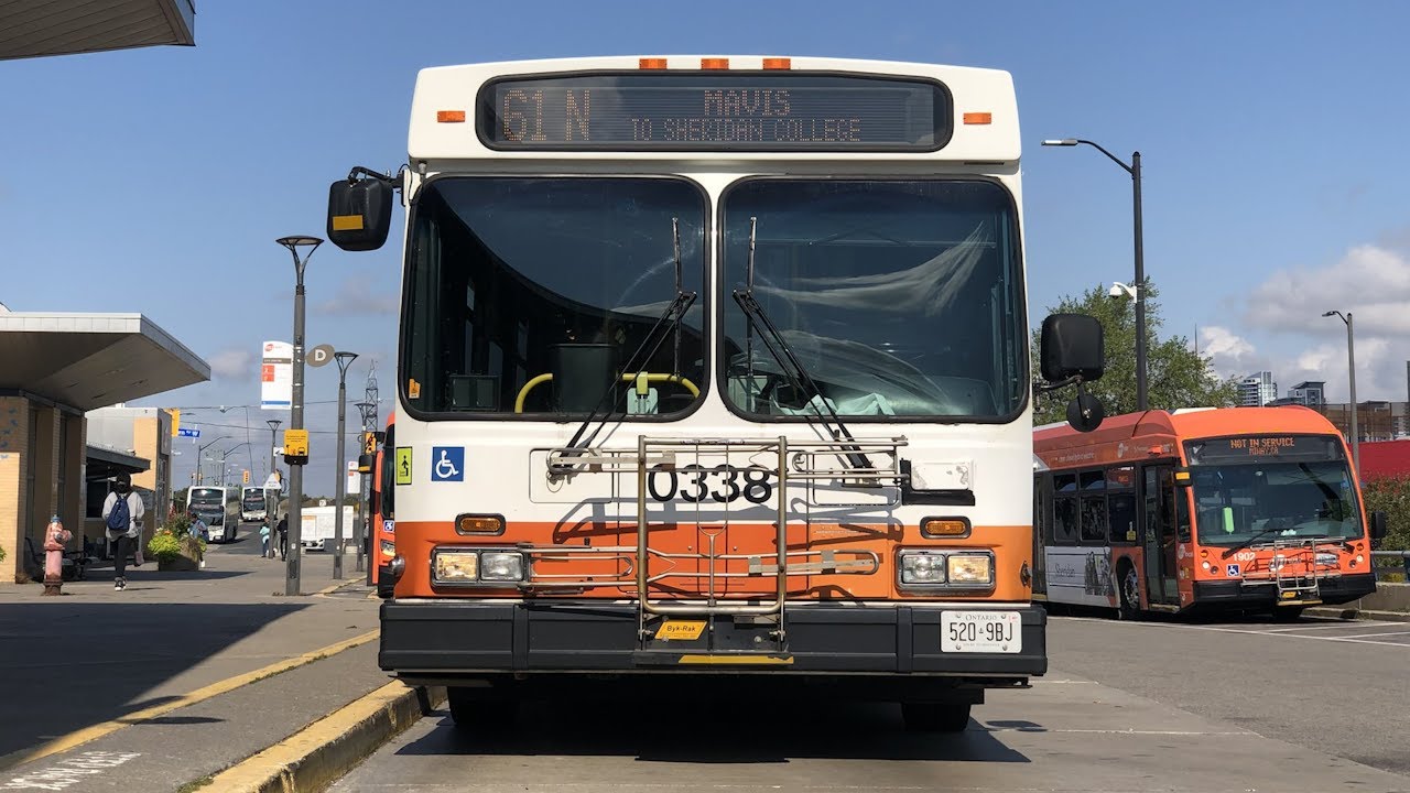 [RETIRED] MiWay - Route 61N: Mavis (New Flyer D40LF 0338) - YouTube
