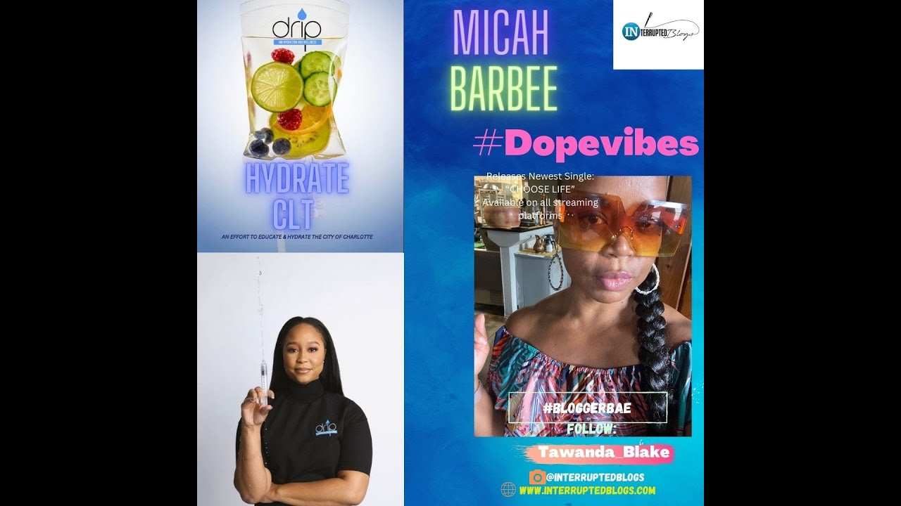 Micah Barbee Honoring the Temple Through Drip MB Hydration and Wellness ...