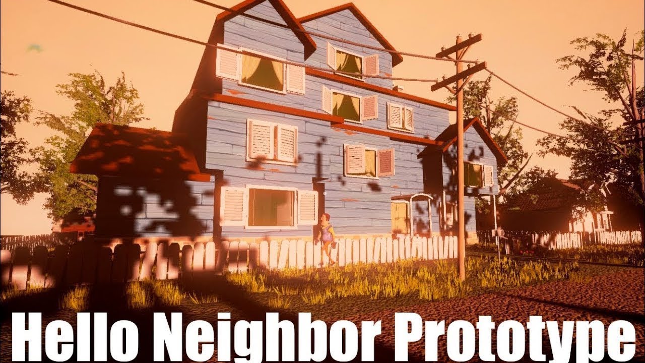 Hello Neighbor:Prototype прохождение - YouTube