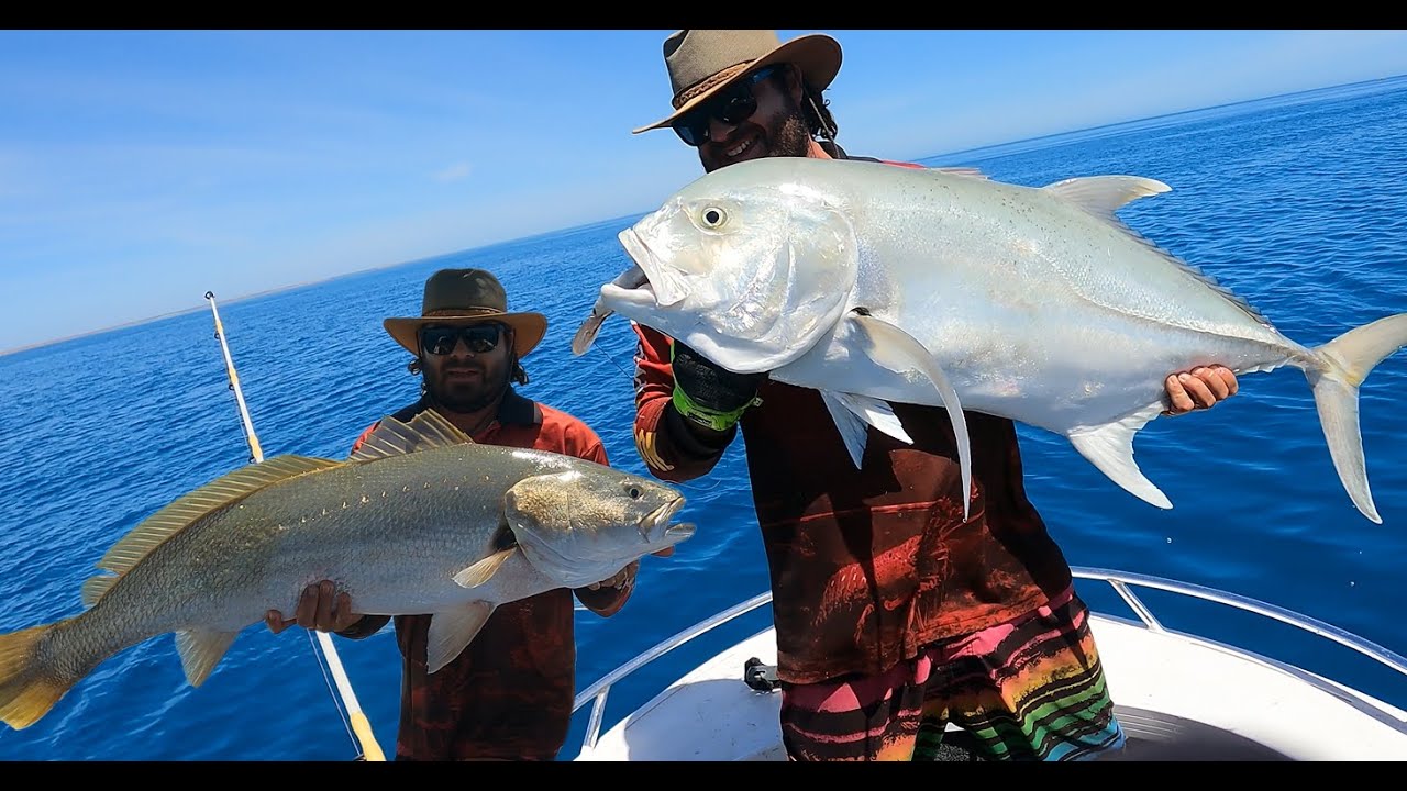 Crazy Fishing Western Australia!!! Massive Trevally, Huge Mulloway, Coral Trout. - YouTube