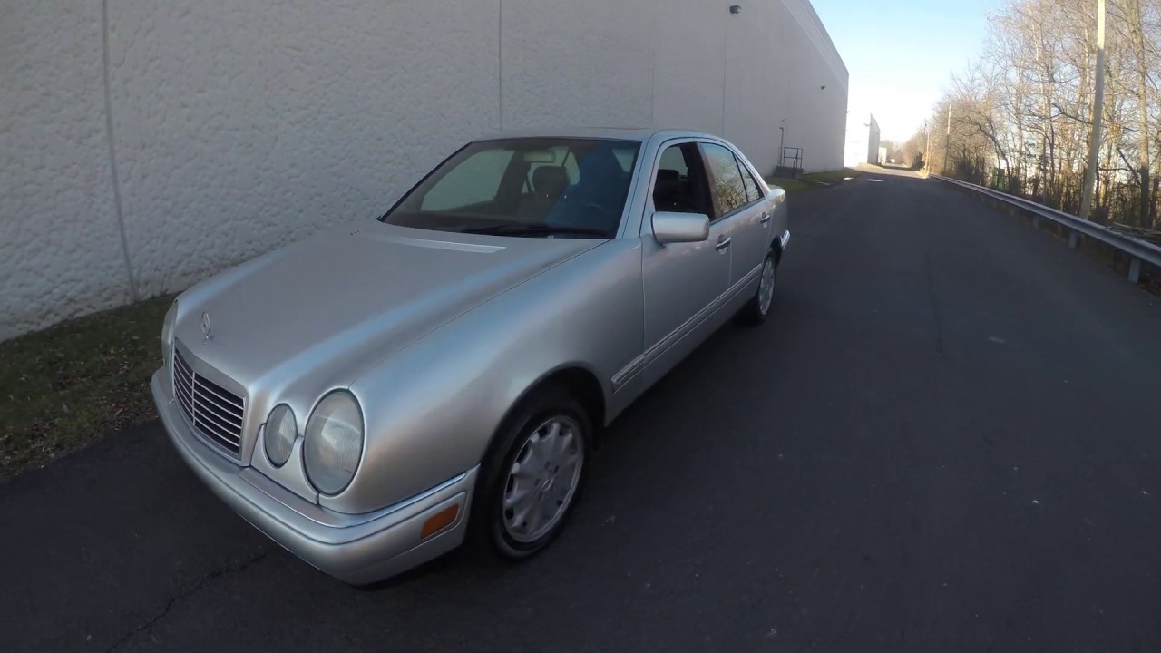4K Review 1998 Mercedes E300D Turbo Diesel Virtual Test-Drive & Walk ...