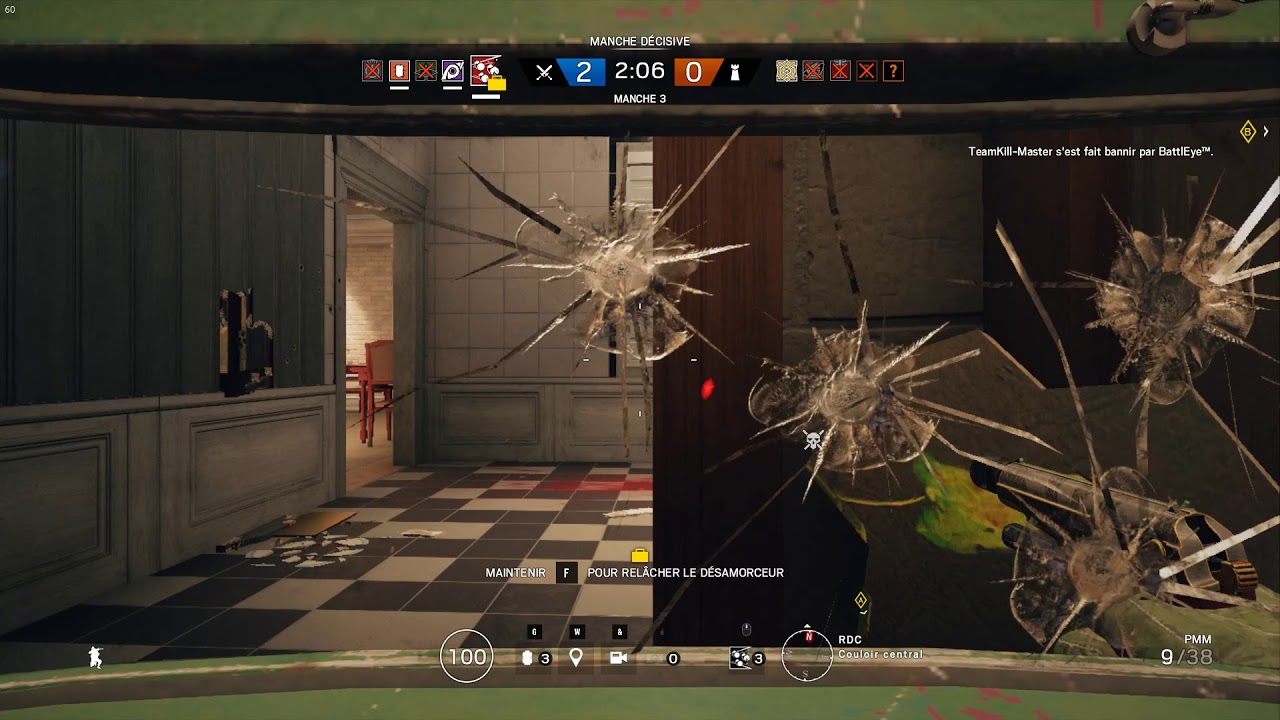 Rainbow Six Siege - One shot Fuze shield - YouTube