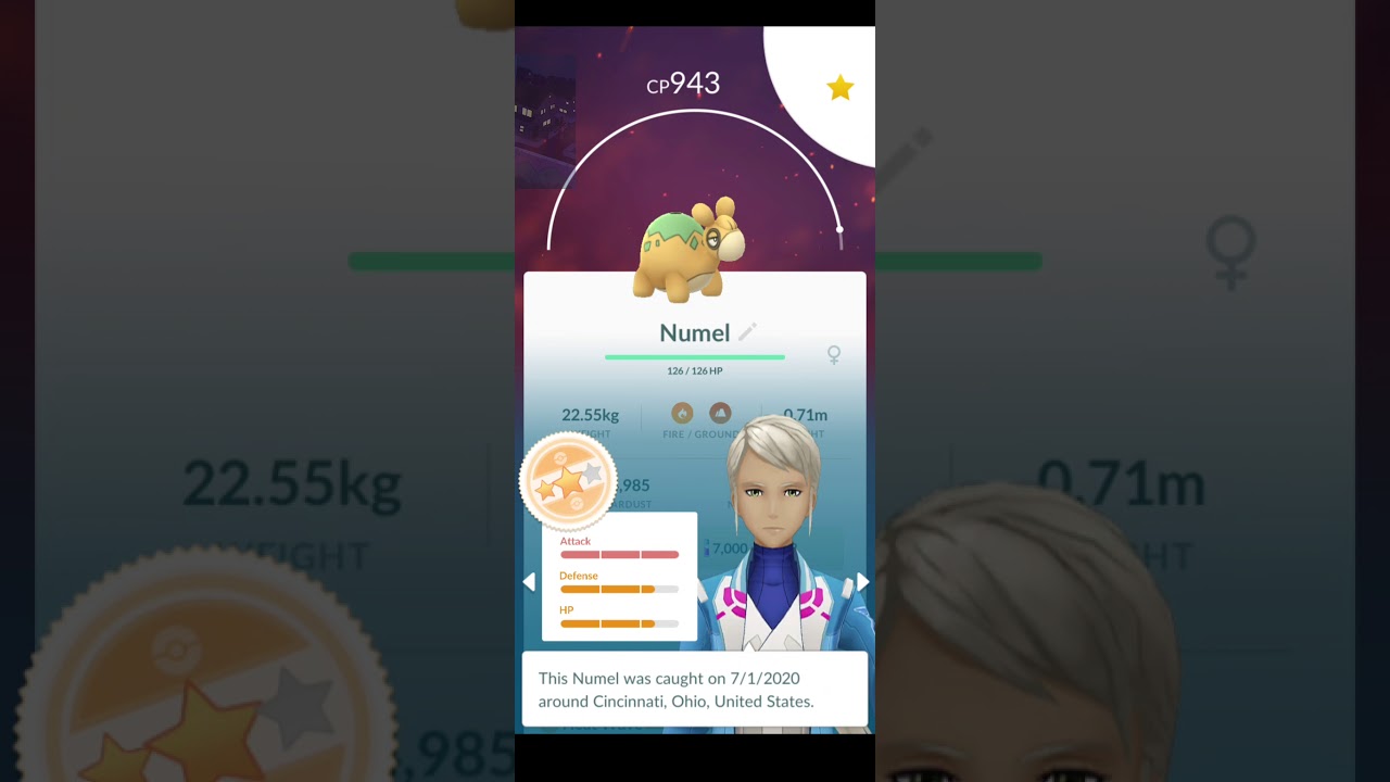 Numel evolves into Camerupt pokemon Go July 7, 2020 - YouTube