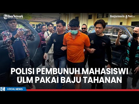 Tampang Polisi Anggota Polres Banjarbaru Pelaku Pembunuhan Zahra Dilla Mahasiswi ULM, Digiring Rekan