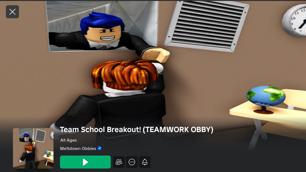 Team School Breakout!👫Roblox game complete play through - YouTube