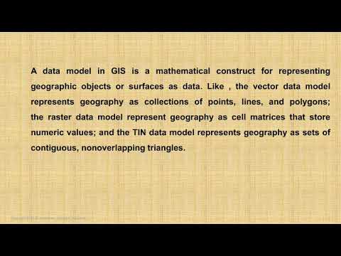 GIS Data Structure and Model