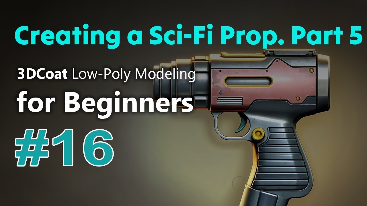 3DCoat Low-Poly Modeling for Beginners #16. Creating a simple object ...