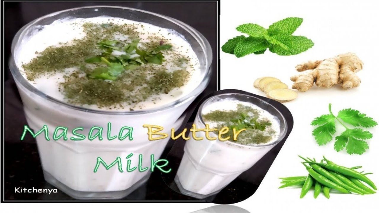 Masala Buttermilk | Spiced ButterMilk | Masala Chaas | Summer Drink ...