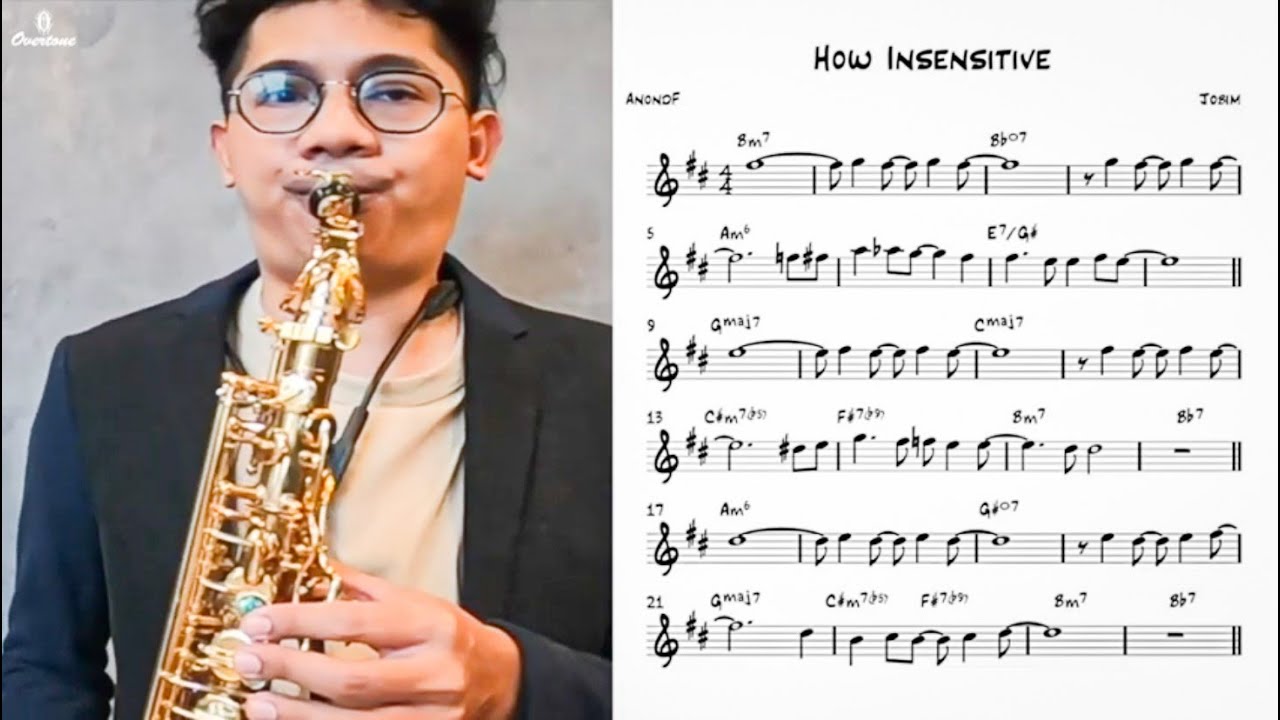 How Insensitive (easy solo) for saxophone - YouTube
