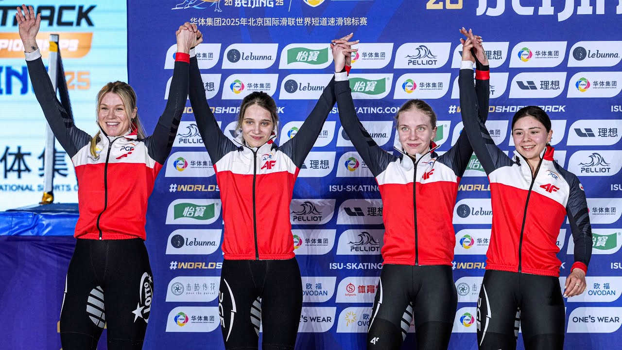 Poland clinch first women's relay medal at ISU World Short Track Speed ...