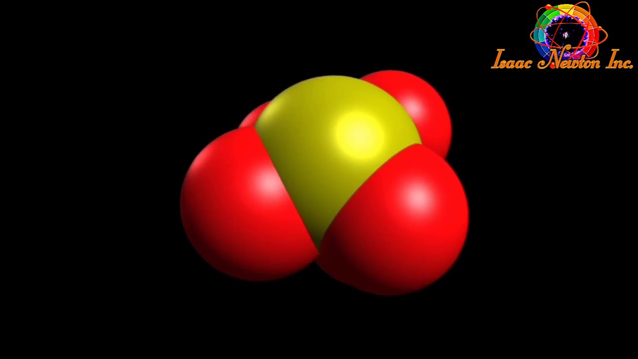 Ácido Disulfuroso Molécula en 3D - Ácidos Inorgánicos - YouTube