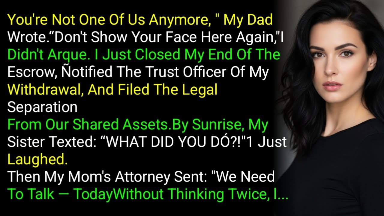 You're Not One Of Us Anymore, " My DadWrote.“Don't Show Your Face Here ...