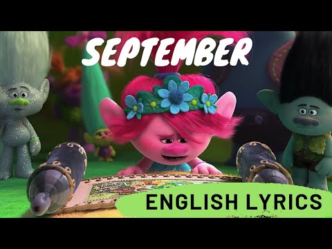 september - english lyrics from trolls - YouTube
