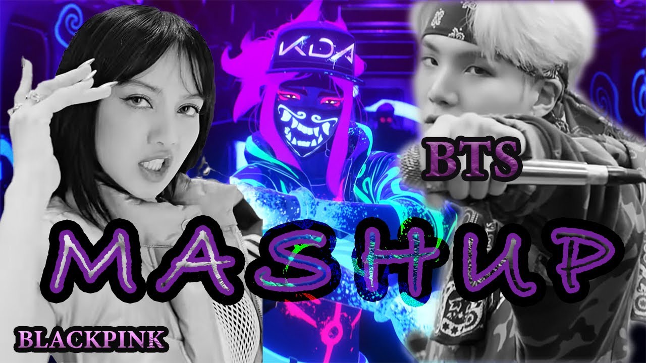 BTS, BLACKPINK & K/DA MASHUP! (Mic Drop x Pop/Stars) MV! - YouTube