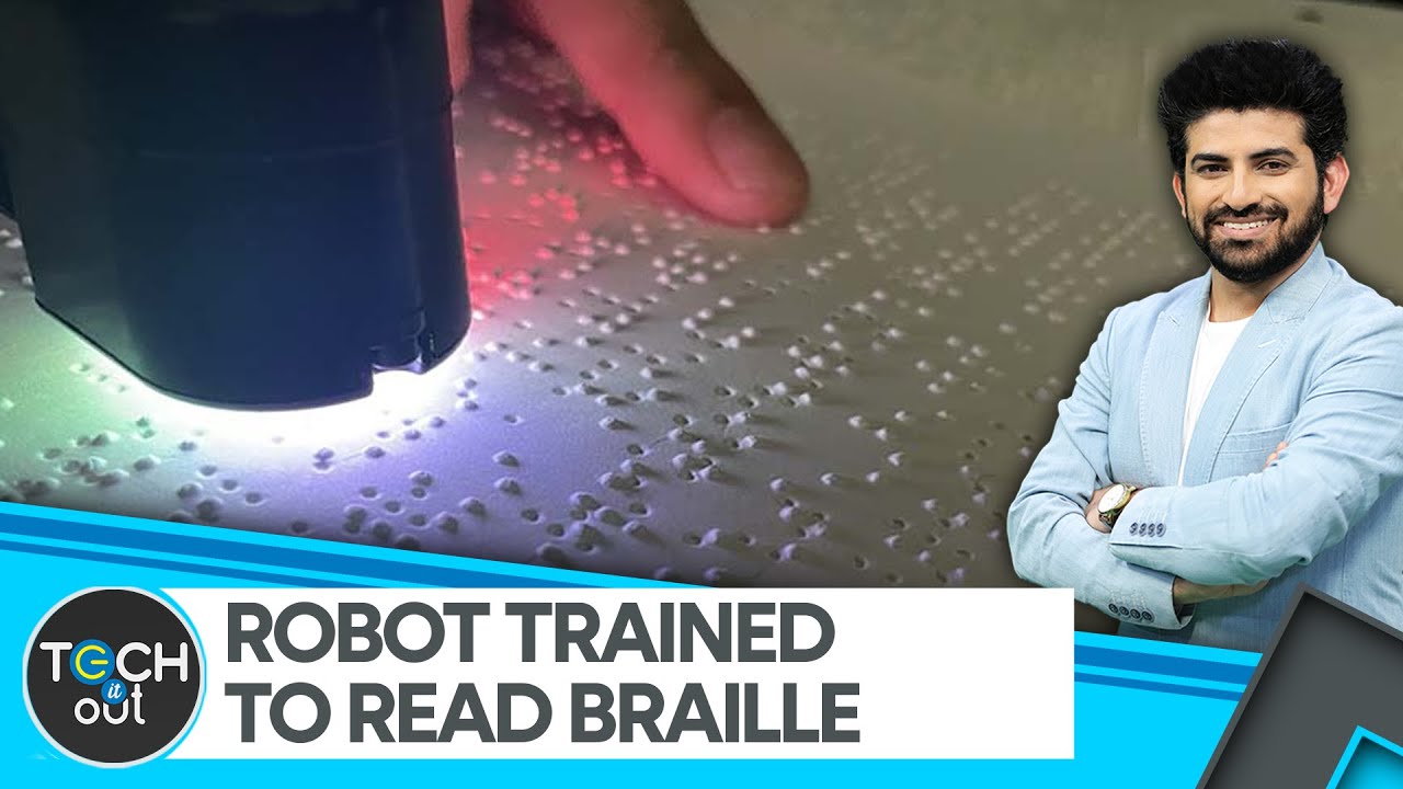 Robot trained to read braille at 2x speed of humans | WION Tech It Out ...