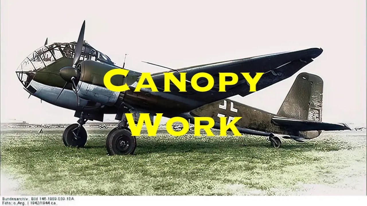 Matchbox Ju-188 Part 11: Observer Positions and Canopy Attachment - YouTube