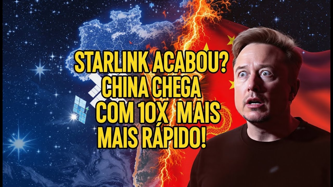 STARLINK ACABOU? CHINA LANÇA SPACESAIL E PROMETE INTERNET 10x MAIS ...