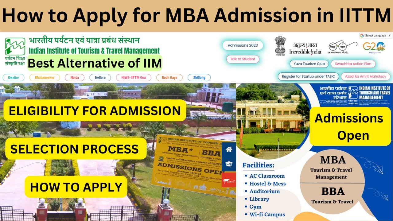 IITTM MBA Admission Process | How to Apply for MBA Admission in IITTM ...